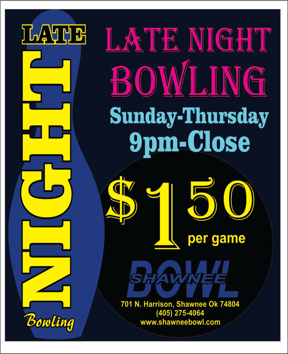 Specials | Shawnee Bowl